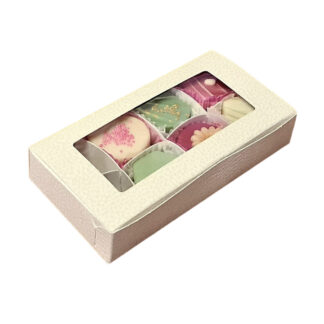 Petit four box with insert 160 x 80 x 30mm – Paper Packaging Place