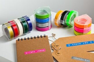 Label Maker – Tape Pack 1 (pink, blue, green, yellow) – Paper Packaging ...