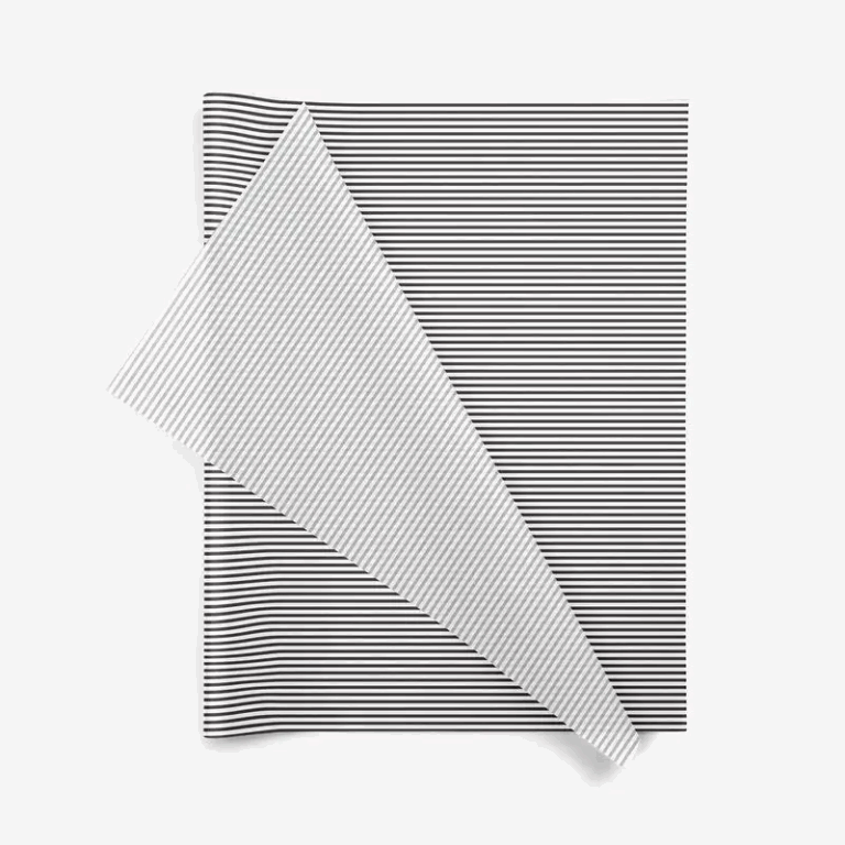 Black/White Stripe Wrapping Tissue (25 Sheet Pack) – Paper Packaging Place