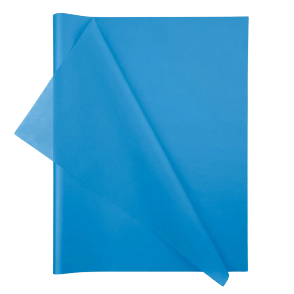 Fiesta Blue Wrapping Tissue (24 Sheet Pack) – Paper Packaging Place