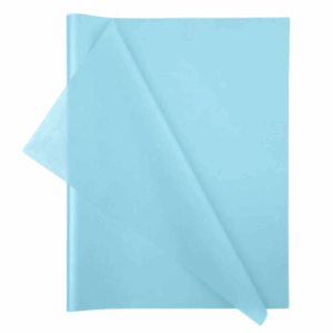 Sky Blue Wrapping Tissue (24 Sheet Pack) – Paper Packaging Place