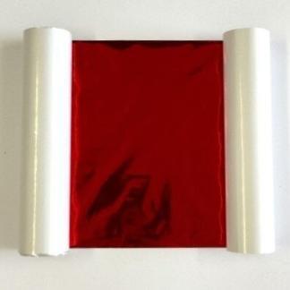 Thermal Foil Metallic Red – 110mm x 50m – Paper Packaging Place