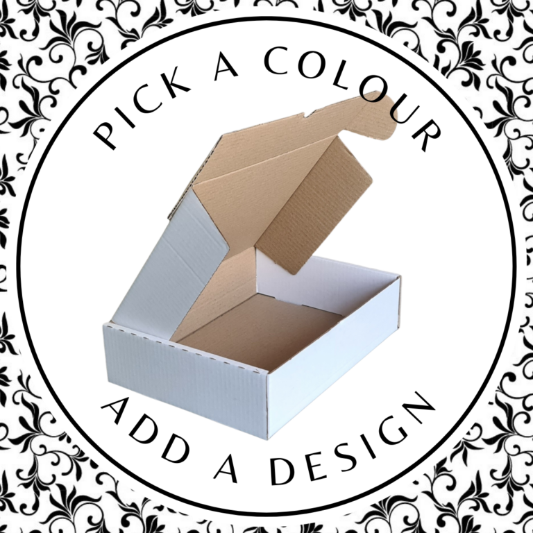 Design Shipper Box (A3 Mailer) – White Kraft 320 x 240 x 80mm (10 Boxes ...