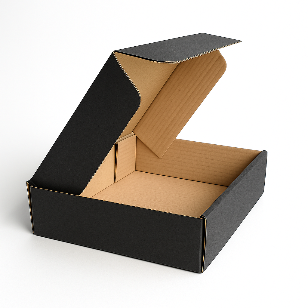 Shipper Box SS Black Kraft – 220 × 160 × 60 mm (Pack of 10) – Paper ...
